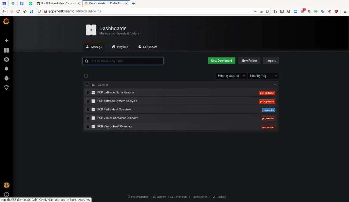 Visualizing system performance with RHEL 8 using Performance Co-Pilot (PCP) and Grafana (Part 1)
